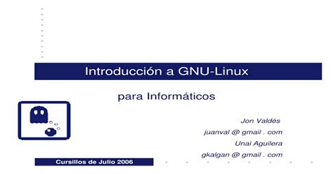 Introducción A Gnulinux E Ghostdeustoese Ghostdeustoeslinuxinformaticos