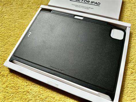 Magic Keyboard対応のmoft（モフト）snapケースをレビュー！ipad Proやairをケースをつけたままマジックキーボードを