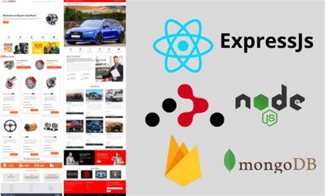 create react single page web application or mern website by