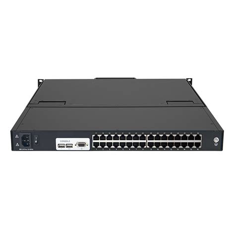 32 Port Short Depth CAT5 18 5 Widescreen LCD KVM Switch Kinan High Quality KVM Switch KVM