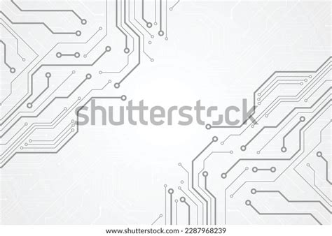 Abstract Digital Background Technology Circuit Board Stock Vector