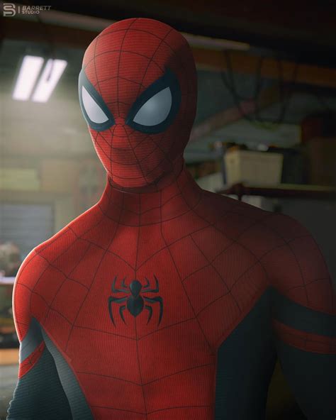 Mcu Spider Man Redesign By Barrettstudio By Tytorthebarbarian On
