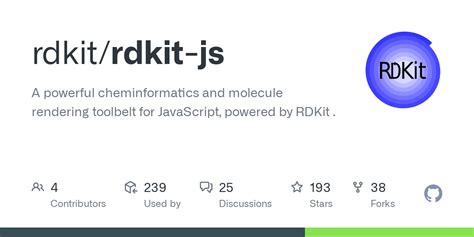 Github Rdkitrdkit Js A Powerful Cheminformatics And Molecule Rendering Toolbelt For