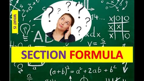 Section Formula With Examples Based On Ncert Youtube