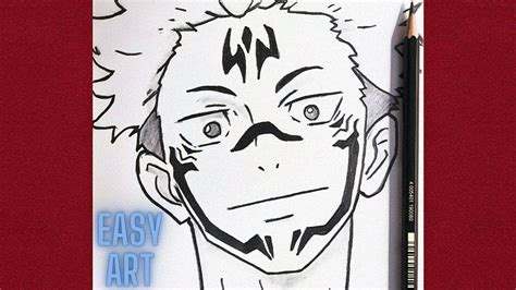 Easy Drawing How To Draw Sukuna Jujutsu Kaisen Step By Step Anime Drawing Anime