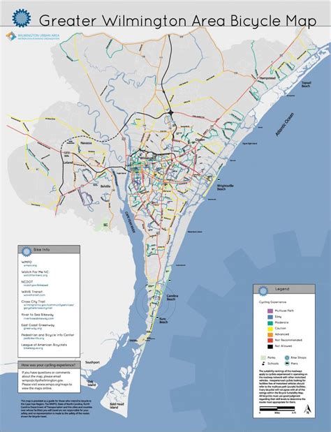 Printable Map Of Wilmington Nc