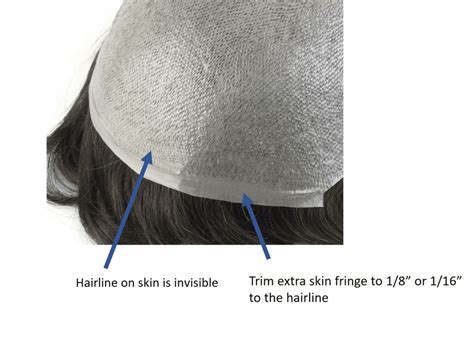 Bio Skin V Loop Custom Toupee For Men Hairpiece Warehouse