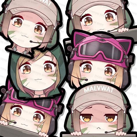 Call Of Duty Mobile Urban Tracker Maevwat Chibi Character Waterproof