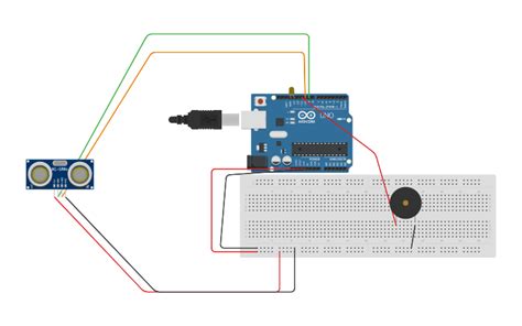 circuit design sensor de movimiento tinkercad