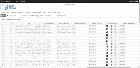 Custom Field Suite Bulk Edit Advanced Search Export Import Wp Sheet Editor