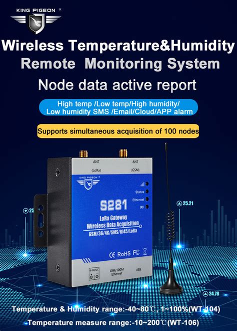 Lora Gateway Wireless Data Acquisition S281 Lora Gateway And Data Acquisition