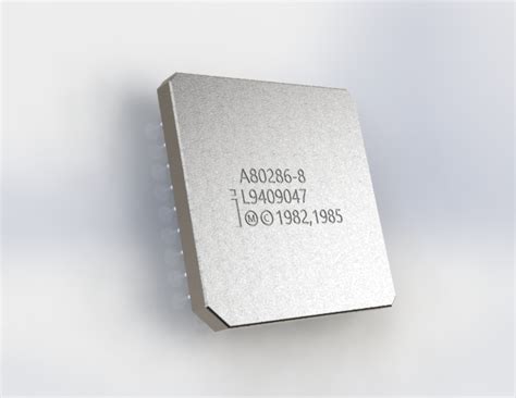 Stl File 80286 Intel Microprocessor 🌆・3d Printing Design To Download・cults Stl File 80286 Intel Microprocessor 🌆・3d Printing Design To Download・cults