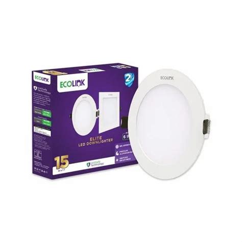 W Ecolink Round LED Downlight K Cool Daylight At Piece In Unnao