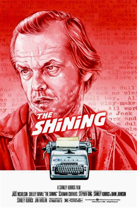 Original The Shining Movie Poster Classroom Poster Themes