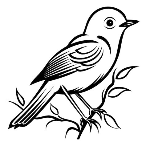 Black White Clipart Bird Vectors And Illustrations For Free Download