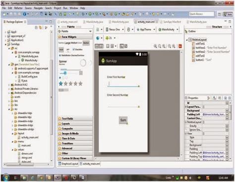 Sum Of Two Numbers App In Android