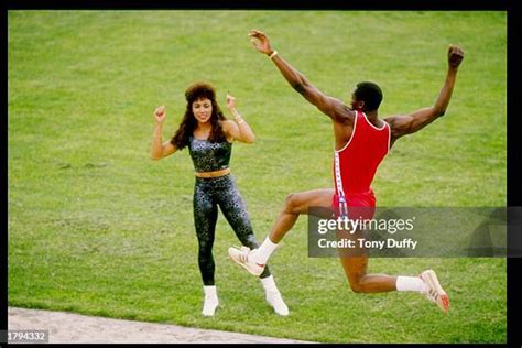 Florence Griffith Joyner Plays With Her Husband Al Joyner Mandatory