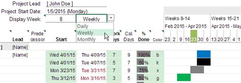 Excel Gantt Chart By Month Ponasa