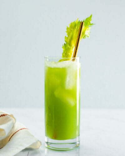 Celery Juice In A Blender A Couple Cooks