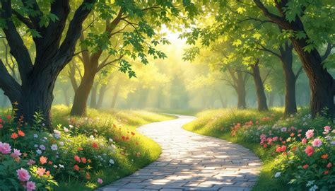 Free Sunlit Forest Path Photo Pathway Sunlight Forest Download At