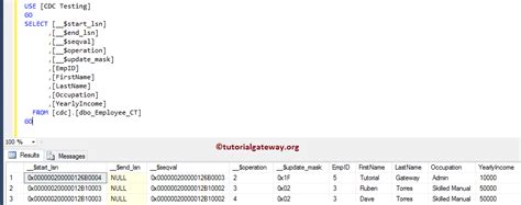 SQL Server Change Data Capture