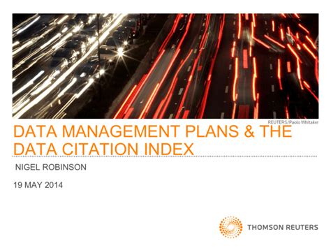 Data Management Plans And The Data Citation Index