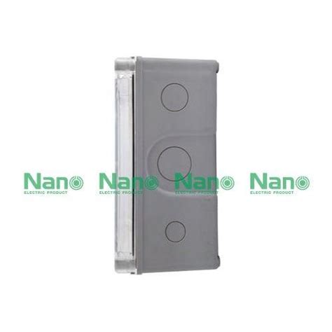 กล่องกันน้ำพลาสติก Nano ฝาใส Pc 16 ชิ้น กล่อง Nano 205cg Nano Electric Product
