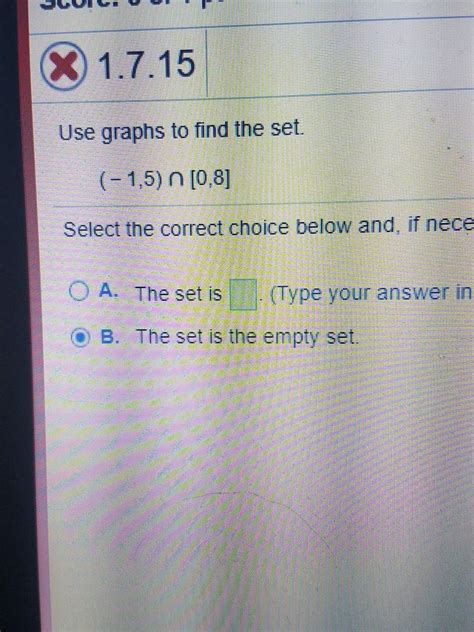 Solved Use Graphs To Find The Set V Select The Chegg