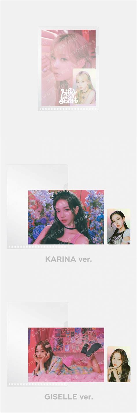 aespa life s too short postcard hologram photocard set kpopowo pl