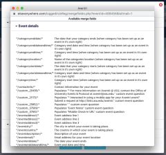 Merge Fields And Merge Codes Stova ASU