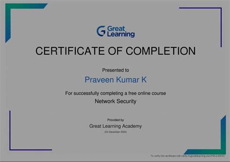 Praveen Kumar Karni On Linkedin Greatlearning Networksecurity Cyberdefense Continuouslearning