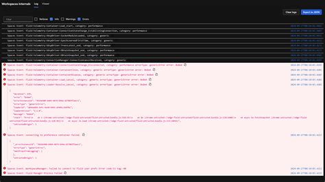 How To Fix Spaces Event Workspacemanager Failed To Connect To Fluid User Prefs Error Code53