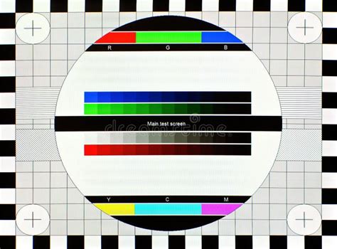 Monitor Test Stock Illustration Illustration Of Black 31444952