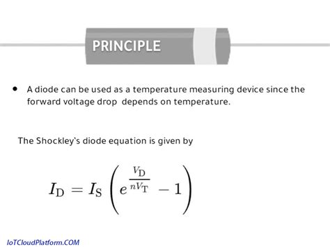 Silicon Diode Temperature Sensor Working Principle Iot Cloud Platform