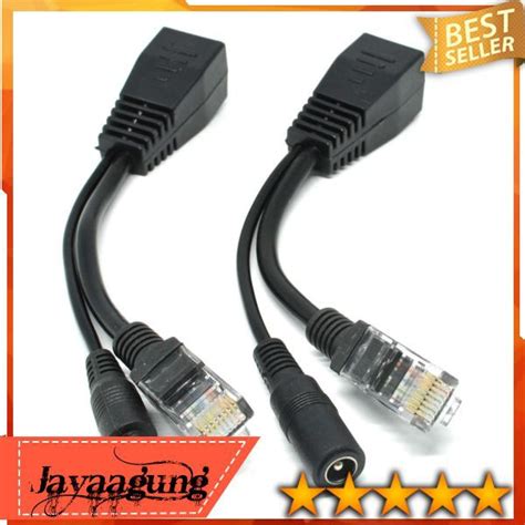 Jual Passive Poe Power Over Ethernet Cable Male And Female Power Plug