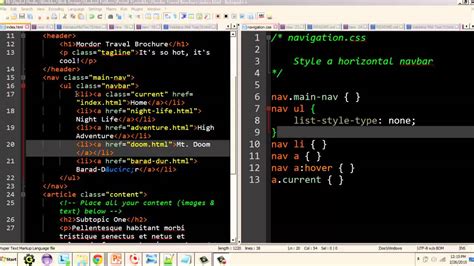 Html5 And Css3 Travel Brochure Navbar Part 1 Youtube