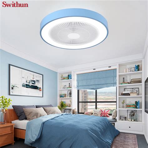 Swithun Variable Frequency LED Ceiling Fan With Remote Control 6 Speed Adjustable Wind Speed
