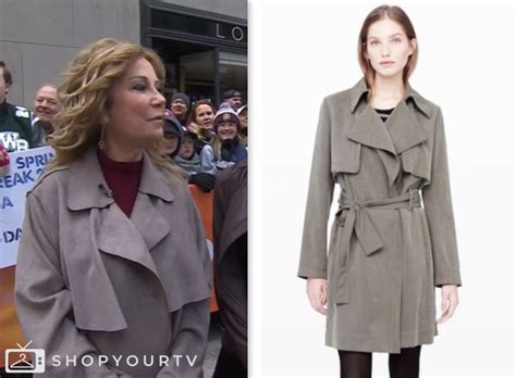 The Today Show March 2024 Kathie Lee Fords Grey Trench Coat Shop
