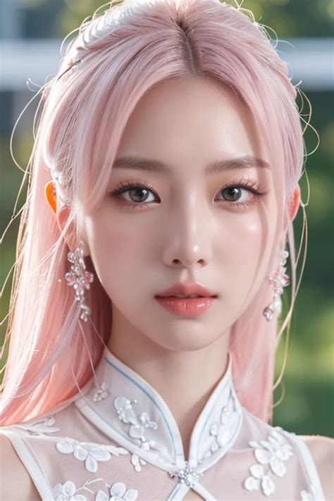 Pink Eyes Pink Hair Chinese Asian Ai Porn