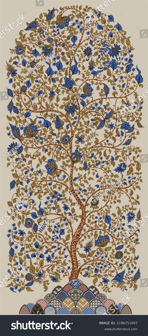 Life Tree Indian Art Draw Dry Stock Illustration Shutterstock