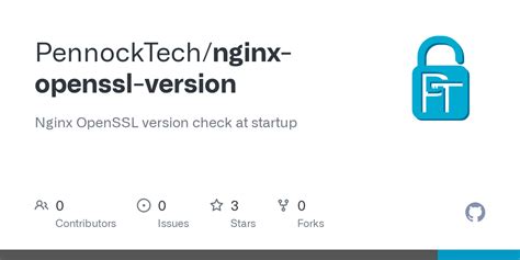 Github Pennocktechnginx Openssl Version Nginx Openssl Version Check