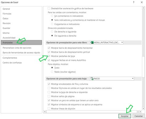 Cómo Crear Un Menú Interactivo En Excel