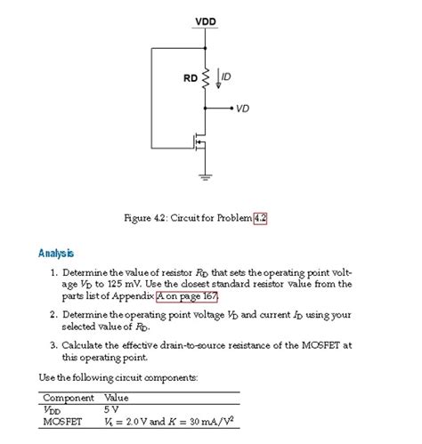 Solved Determine The Value Of Resistor Ro That Sets The Chegg Com