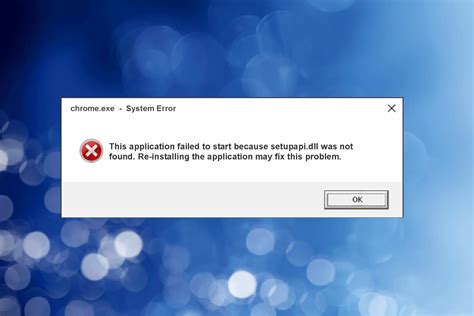 Quickly Fix SetupAPI Dll Not Found On Windows