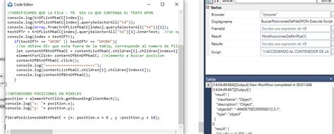 Detalle ExecuteScript OpenRPA OpenIAP