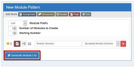 How Do I Use The Module Overview Template Fsu Canvas Support Center