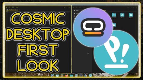 Cosmic Desktop First Look Popos And System76 New De