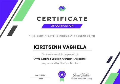 Completed Aws Training From Devops Techlab Kiritsinh Vaghela 21 Comments