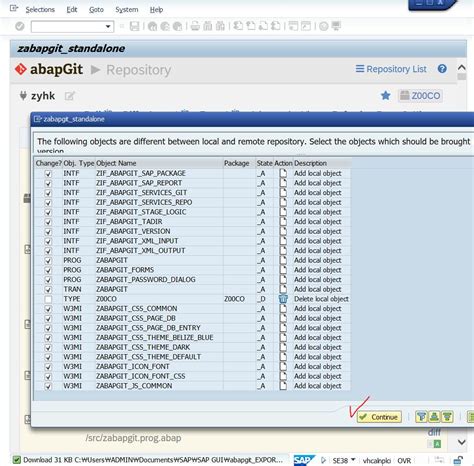 9기 Sap방 Sap Abap 프로그램도 Github연결해서 세상에 있는 모든 Abap소스 Import해서 프로그램 사용하기