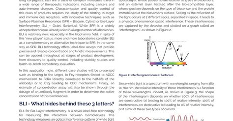 Implementation And Development Of Octet Red96e Bli Platform Quality Assistance